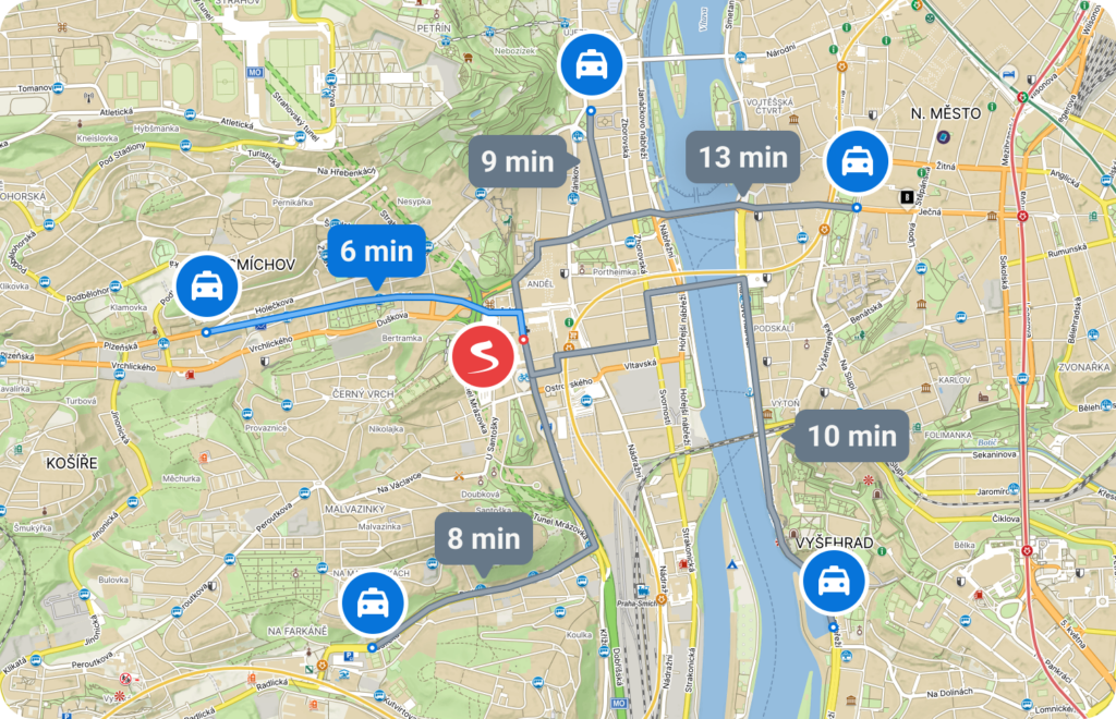 API pro Plánování - Developer Mapy